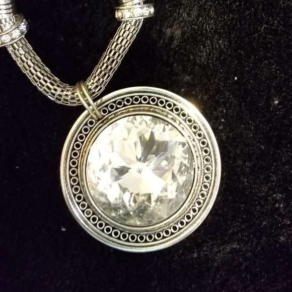 Jewelry | Large Crystal Pendant Necklace | Poshmark